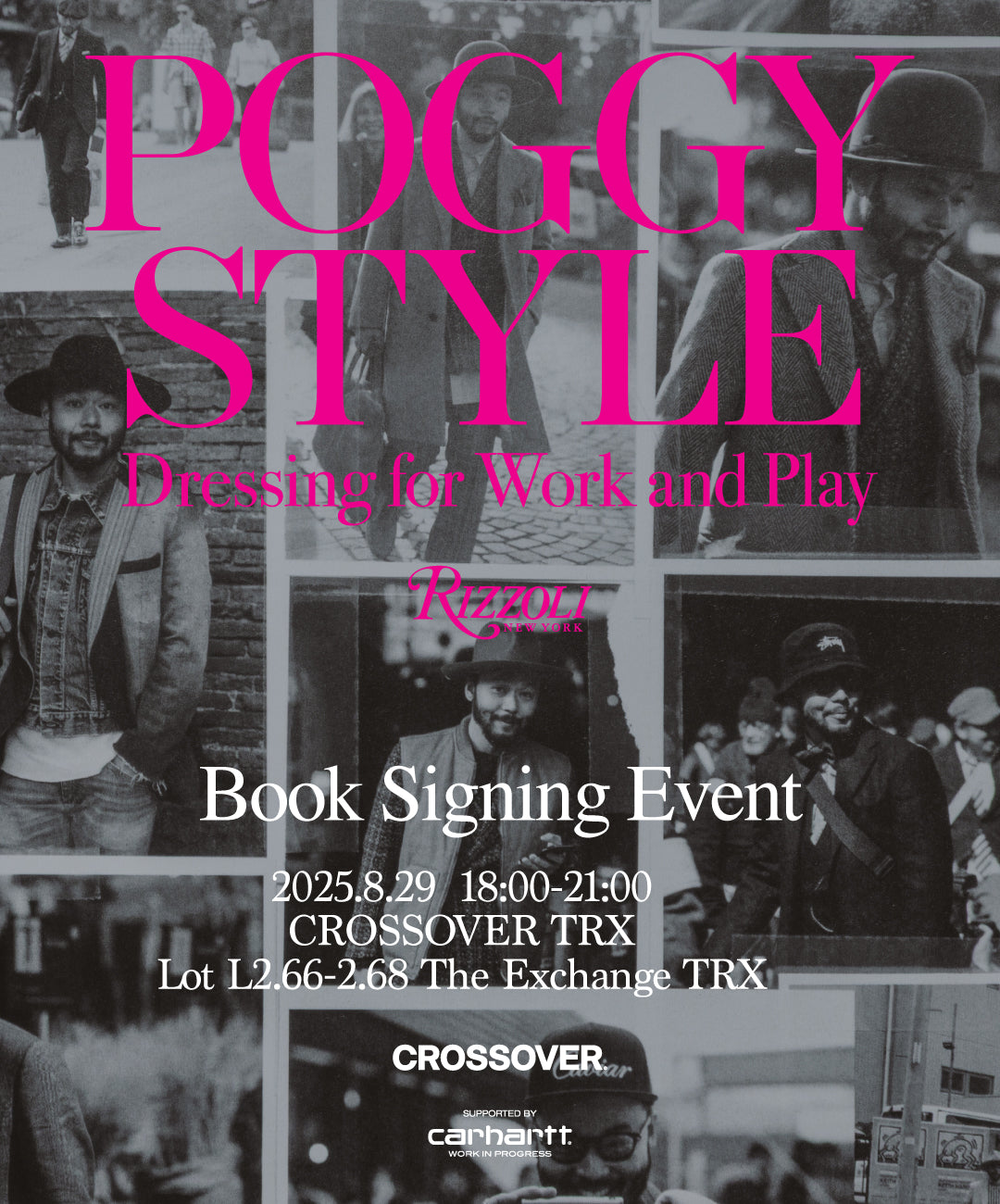 Carhartt WIP | CROSSOVER: POGGY STYLE Book Signing Event – Carhartt WIP ...